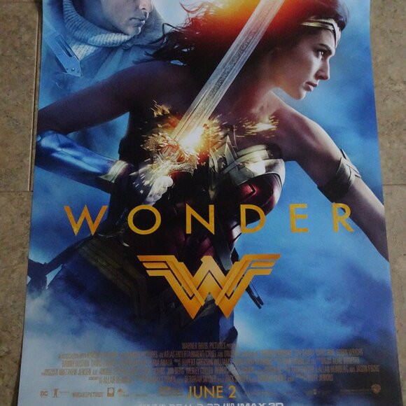 Warner Bros | Art | Wonder Woman Movie Poster Advance With Gal Gadot As ...